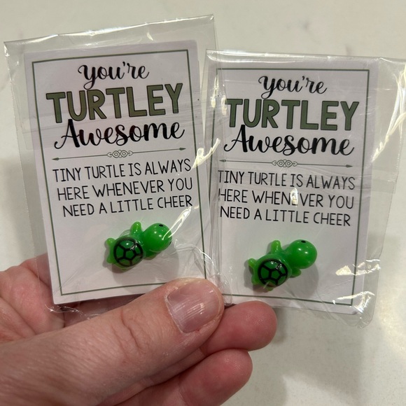 Office | Two Youre Turtley Awesome Tiny Turtle For Encouragement | Poshmark
